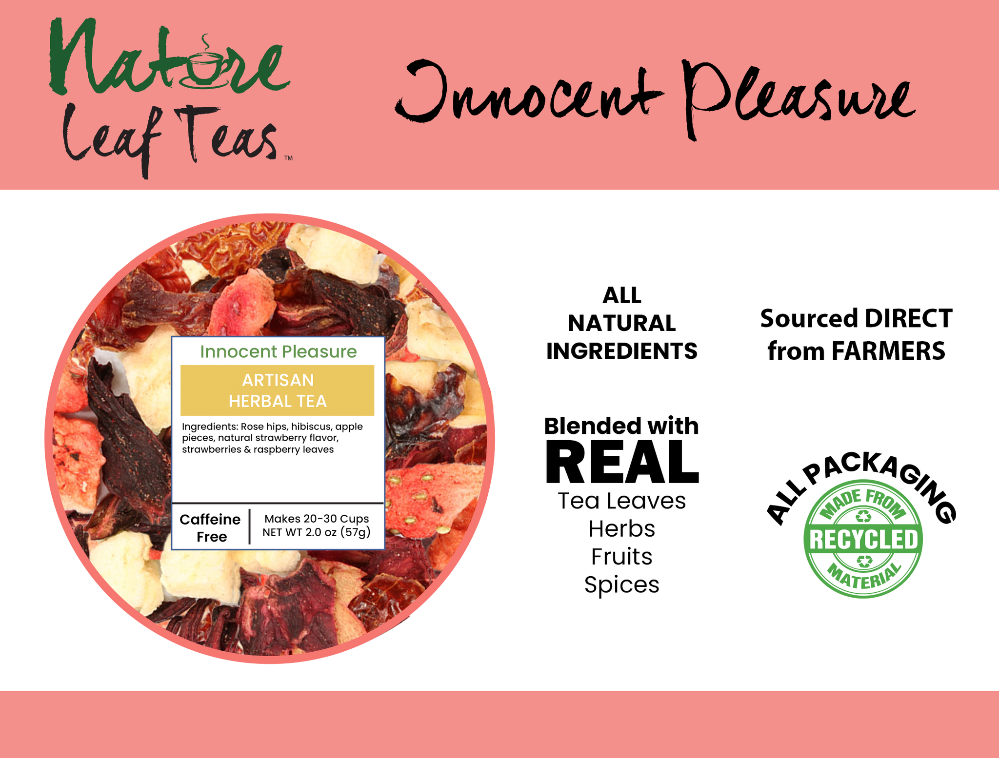 Innocent Pleasure - Wild Strawberry Tea – natureleafteas